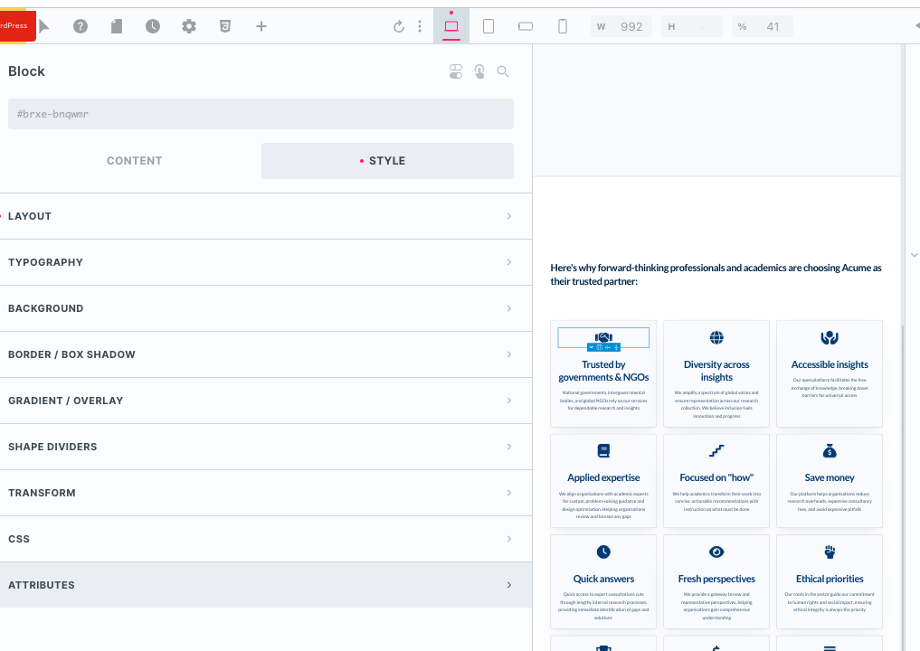 No Bug Header Z Index For Dropdowns On Archive Pages Bugs Bricks Community Forum 