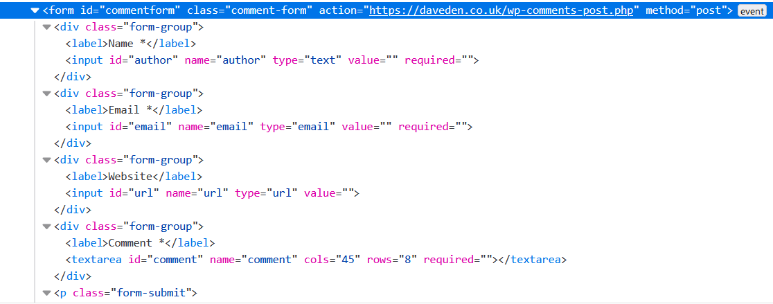 SOLVED: Comment Form Reply Accessibility Issue - Bugs - Bricks Community Forum