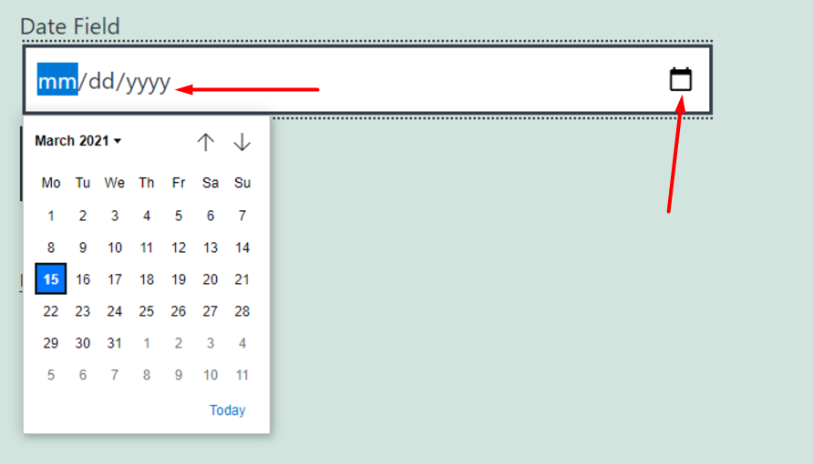 Visual improvement of Datepicker field in form element - Feature Requests / Improvements ...