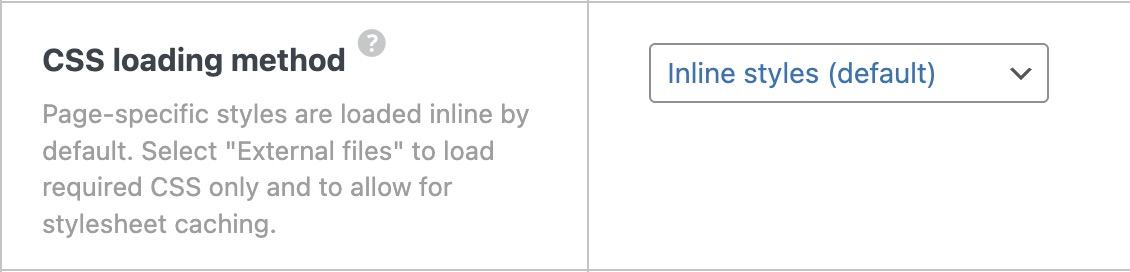 Wait Id Based Styling Not Applied On Frontend When Css Loading Method