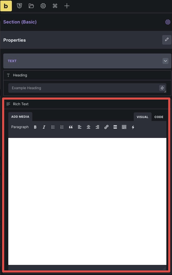 Ability to open Rich Text Editor Fullscreen - Feature Requests / Improvements - Bricks Community ...